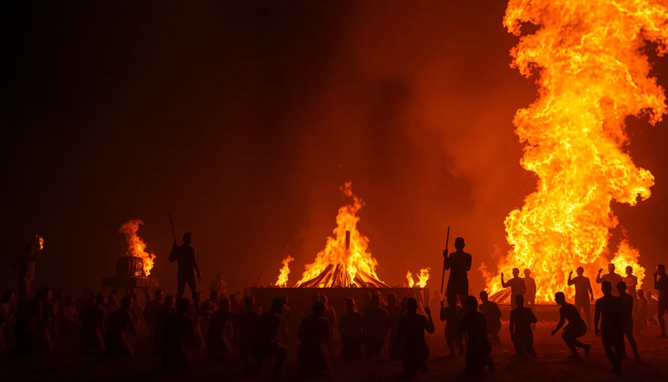 The Symbolism of Fire in Aztec Sacrificial Rituals - Aztec Mythology