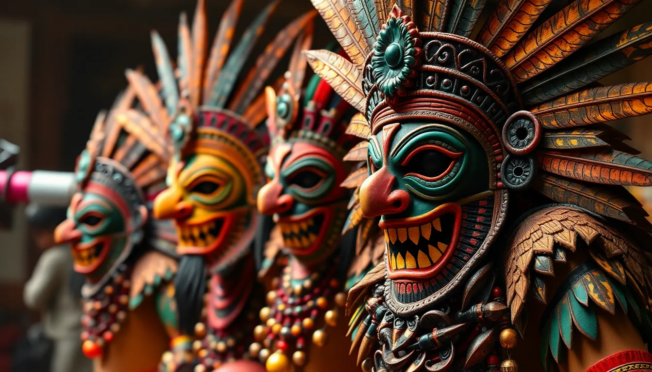 The Role of Masks in Aztec Ceremonial Dances - Aztec Mythology