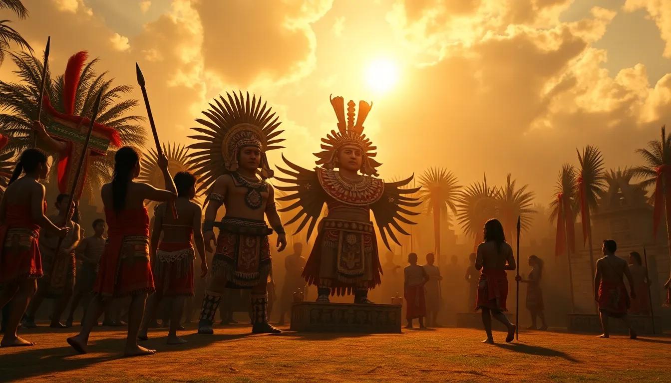 The Festival of the Sun: Rituals Honoring Tonatiuh - Aztec Mythology