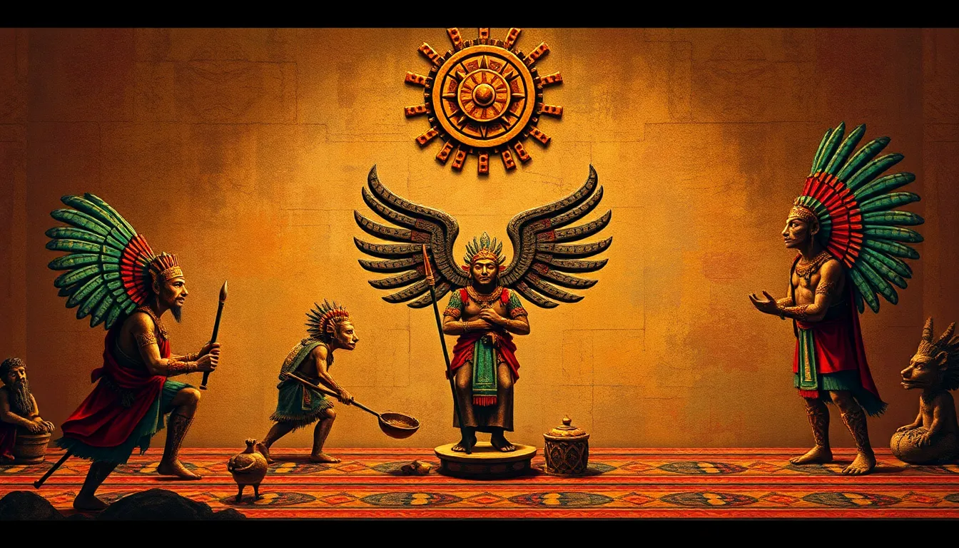 Rituals in Color: The Palette of Aztec Art - Aztec Mythology