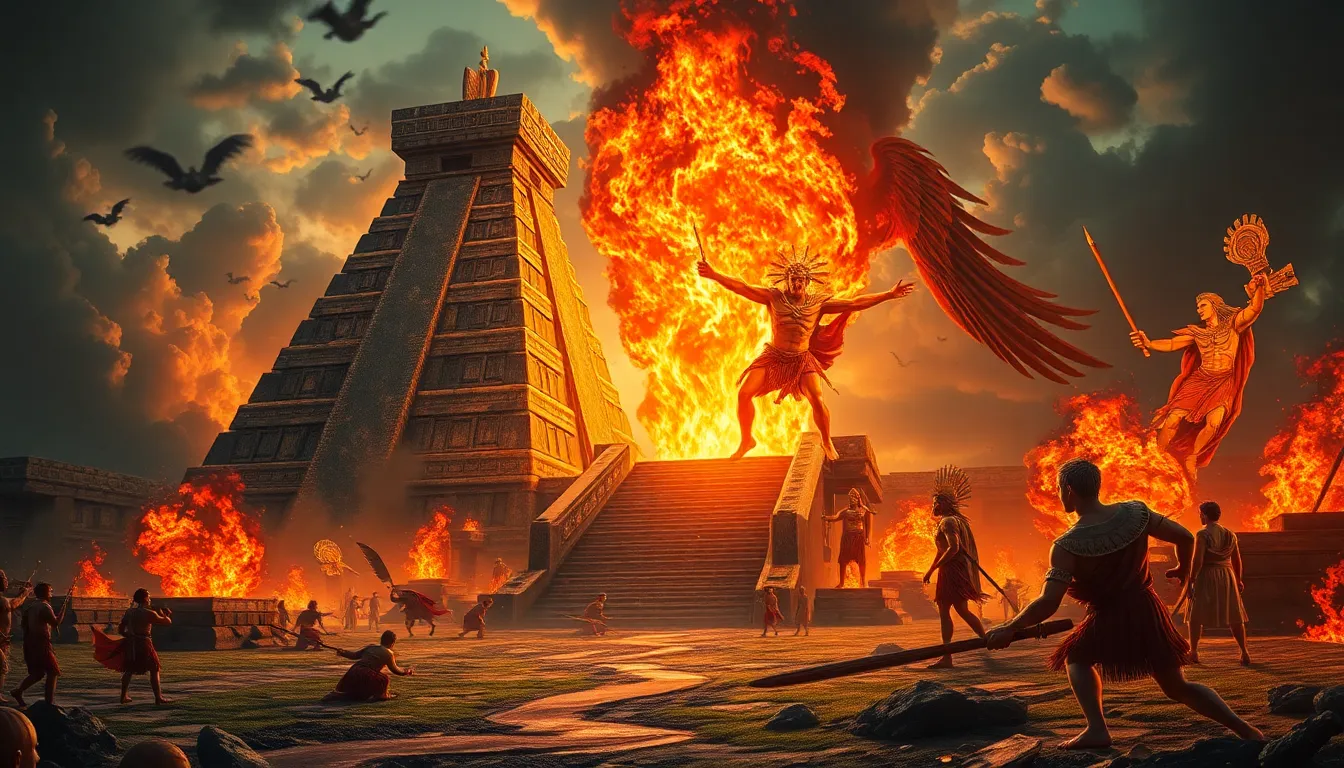 The Aztec Creation Myth: The Battle of the Gods - Aztec Mythology