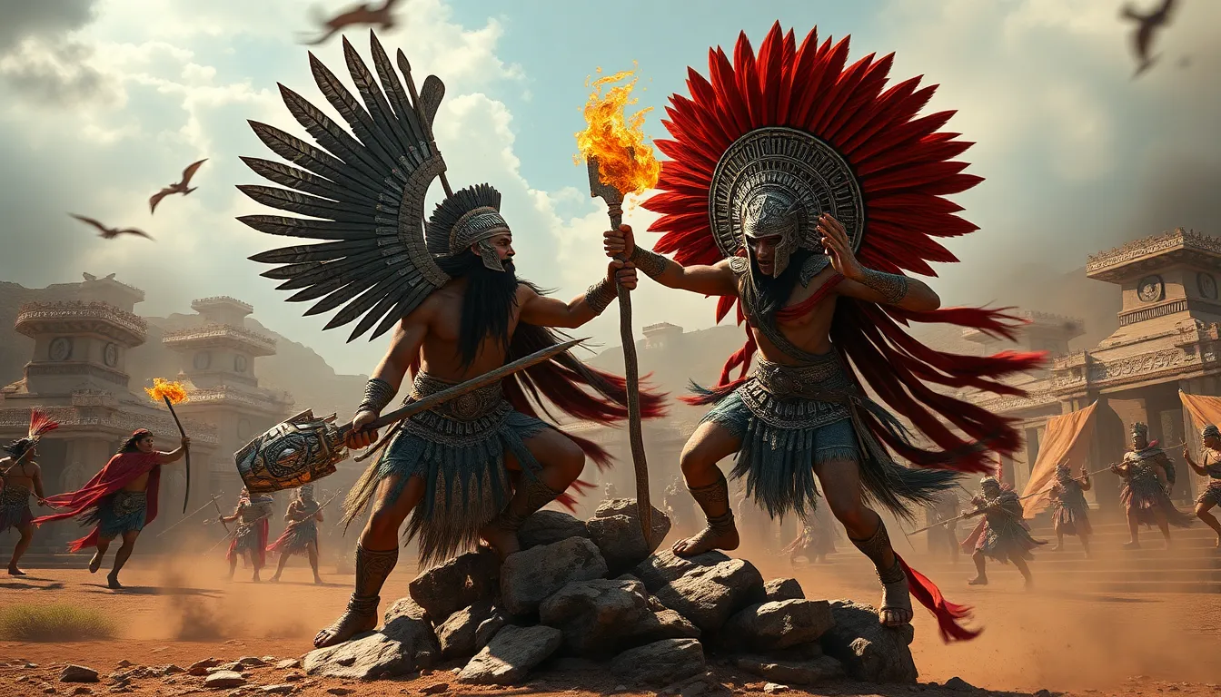 The Balance of Forces in Aztec Mythical Battles - Aztec Mythology