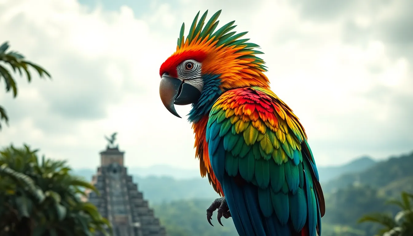 The Connection Between the Aztecs and the Macaw - Aztec Mythology