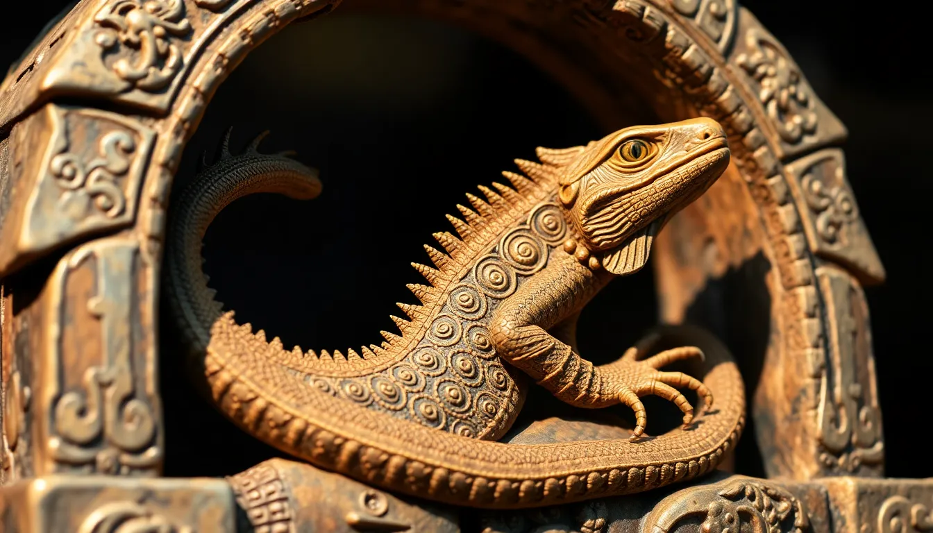 The Cultural Importance of the Lizard in Aztec Lore - Aztec Mythology