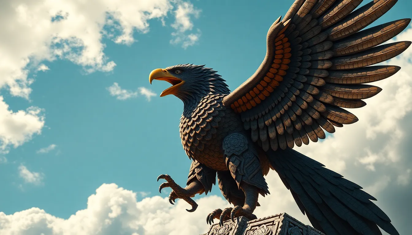 The Myth of the Aztec Eagle: Guardian of the Skies - Aztec Mythology