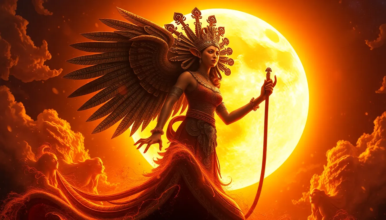 The Myth of the Aztec Goddess of the Moon: Coyolxauhqui - Aztec Mythology
