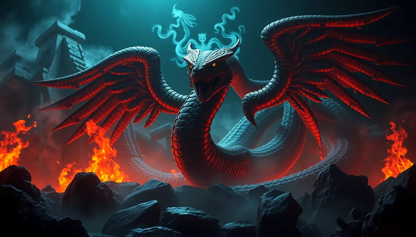 The Myth of the Aztec Serpent: Guardian of the Underworld - Aztec Mythology