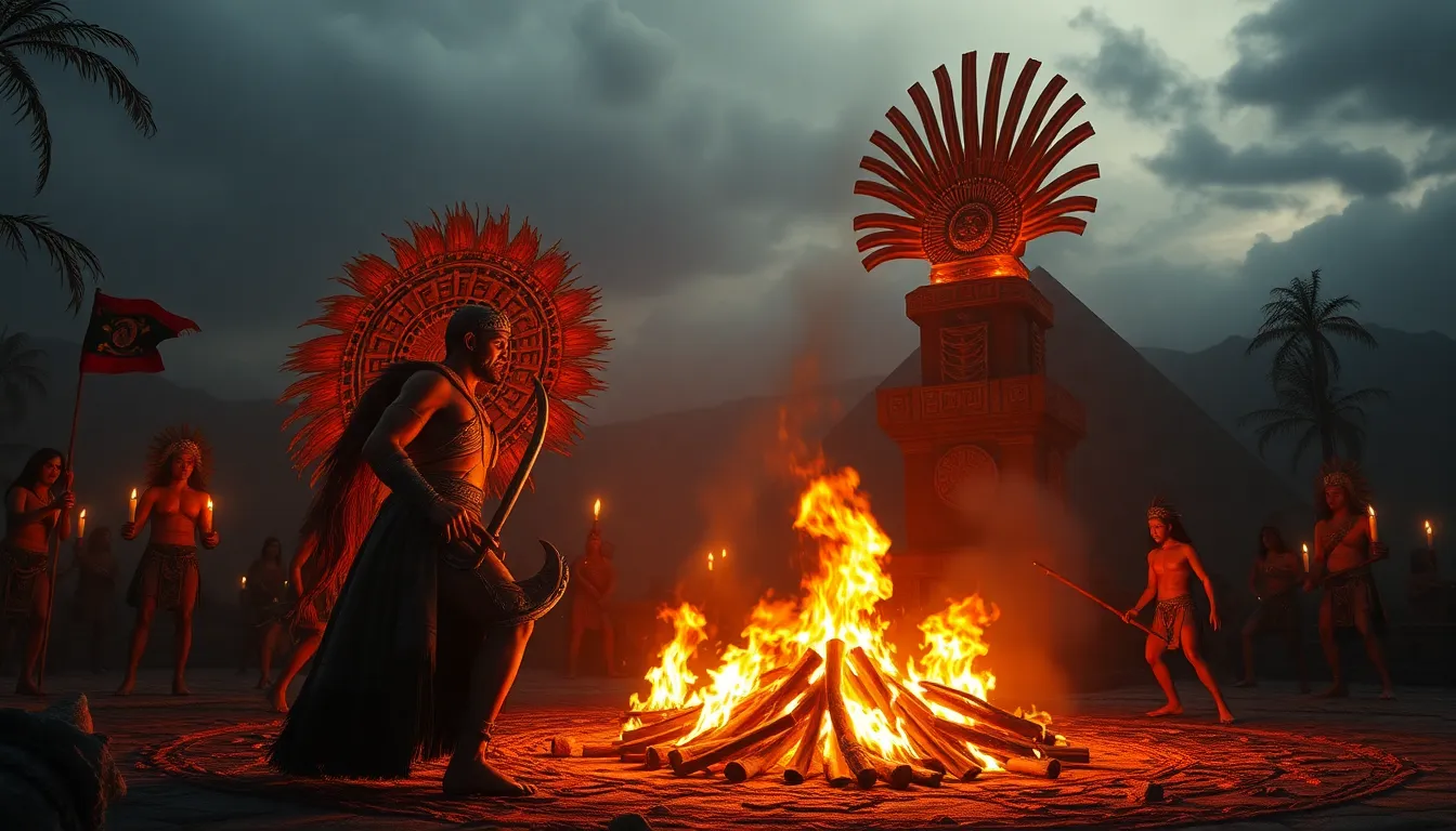 The Ritual of the New Fire: A Symbol of Renewal in War - Aztec Mythology