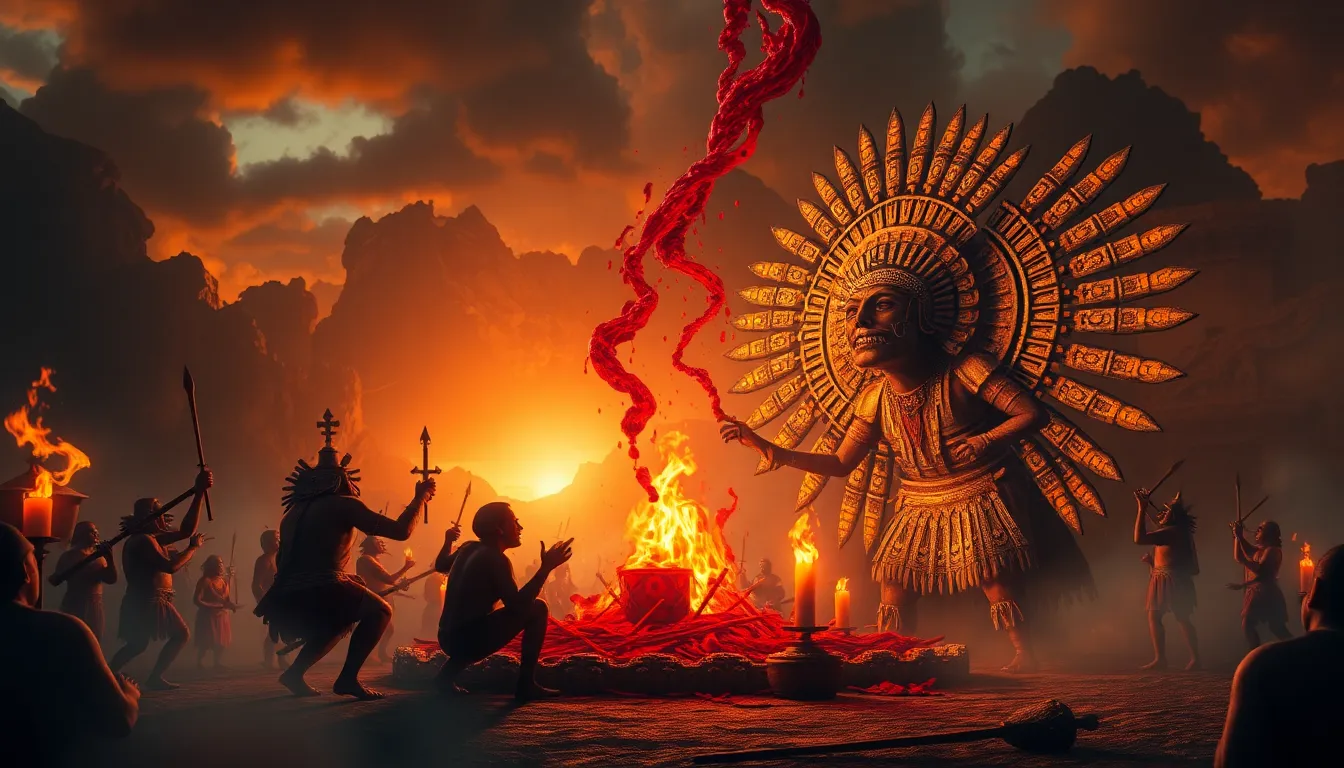 The Role of Blood Sacrifice in Mictlan Rituals - Aztec Mythology