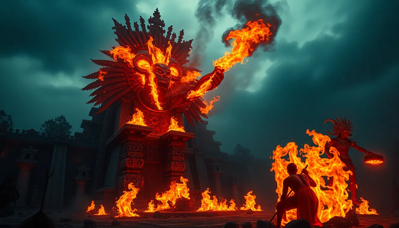 The Role of Fire in Aztec Underworld Rituals - Aztec Mythology