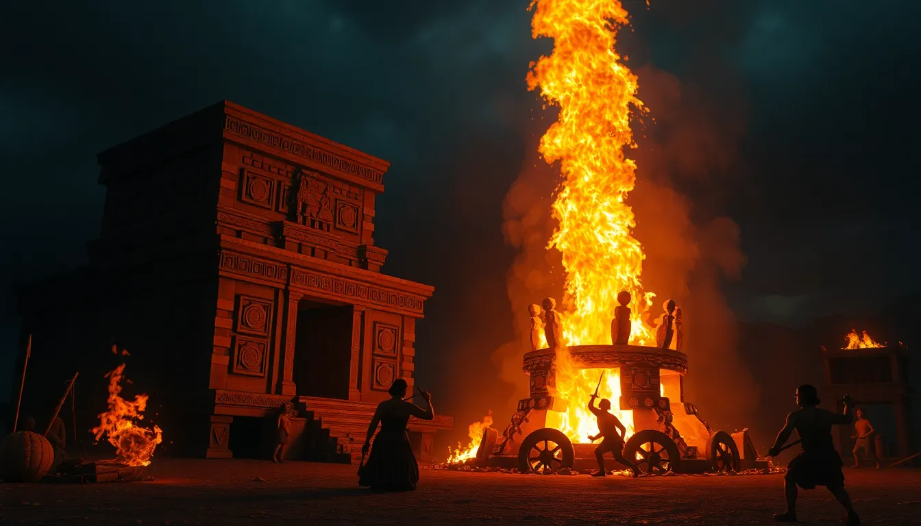The Sacred Fire: A Central Element of Aztec Warfare - Aztec Mythology