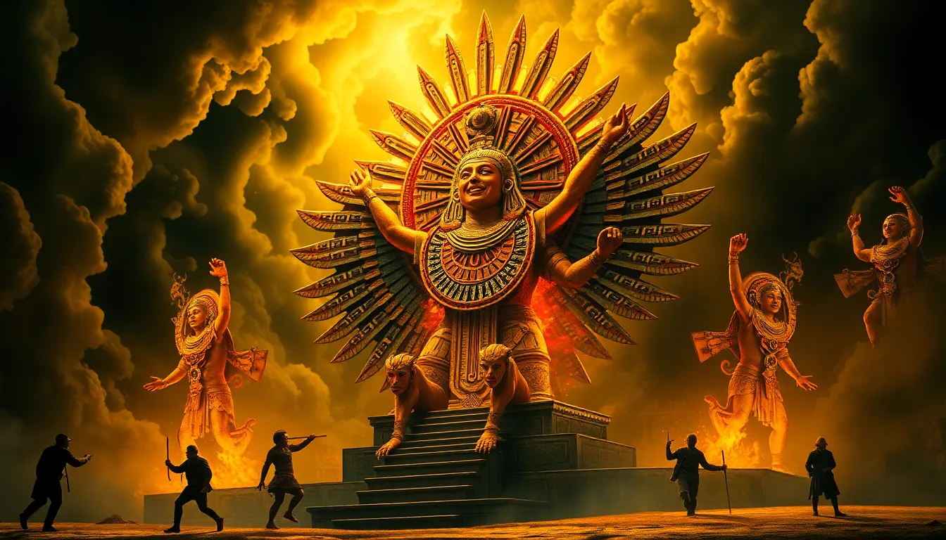 The Story of the Aztec Sun God: Huitzilopochtli's Triumph - Aztec Mythology
