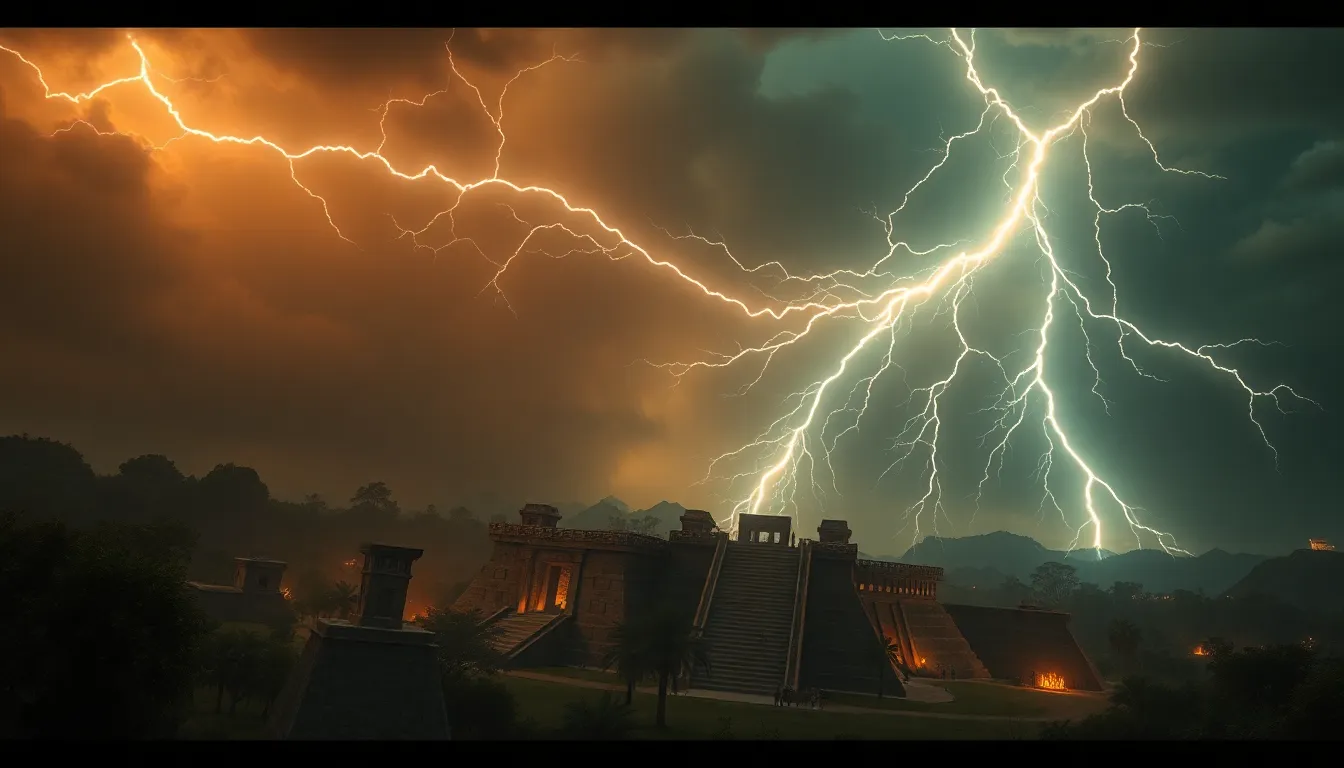 The Legend of the First Lightning: Aztec Creation Tales - Aztec Mythology