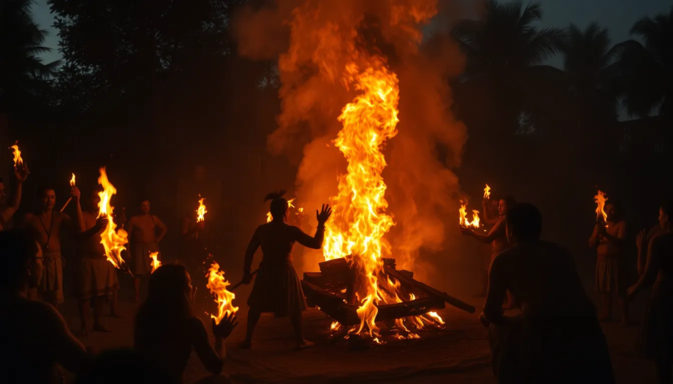 The Ritual of the Fire Ceremony in Aztec Culture - Aztec Mythology