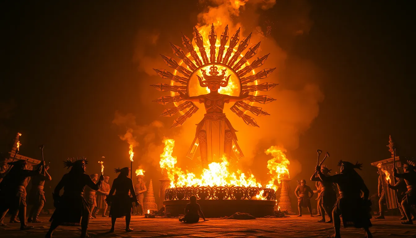 The Rituals of the Aztec God of Fire: Xiuhtecuhtli - Aztec Mythology