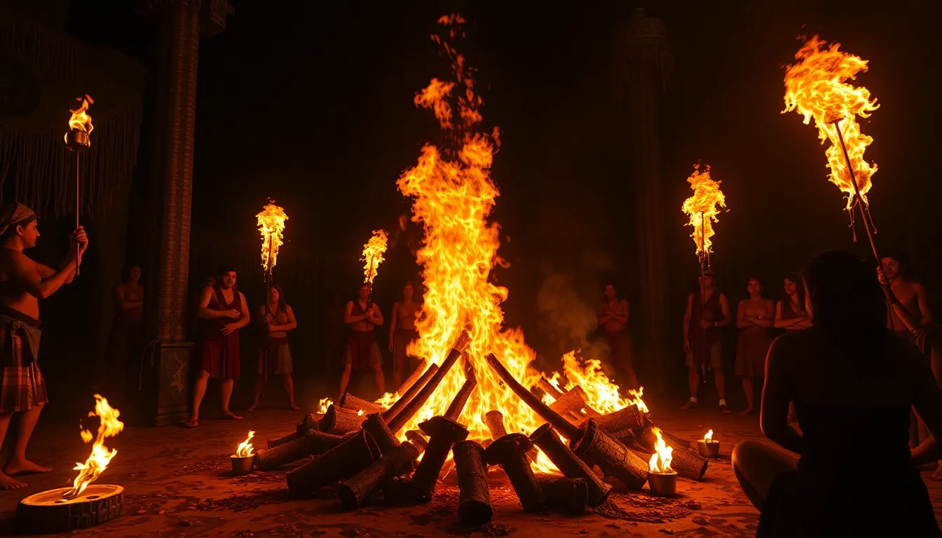 The Rituals of the Aztec New Fire Ceremony - Aztec Mythology