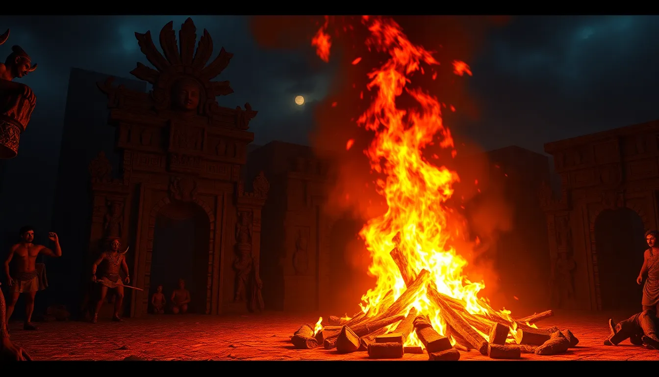 The Sacred Fire: A Central Element in Aztec Priesthood - Aztec Mythology