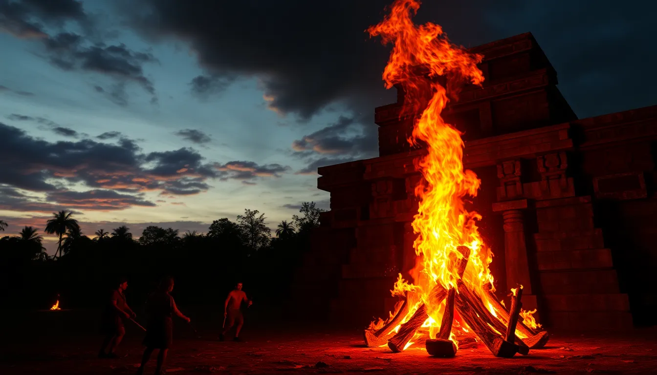 The Sacred Fire: Its Role in Aztec Ritual Practices - Aztec Mythology