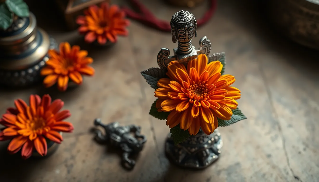 The Sacred Marigold: Ritual Objects in Aztec Festivals - Aztec Mythology