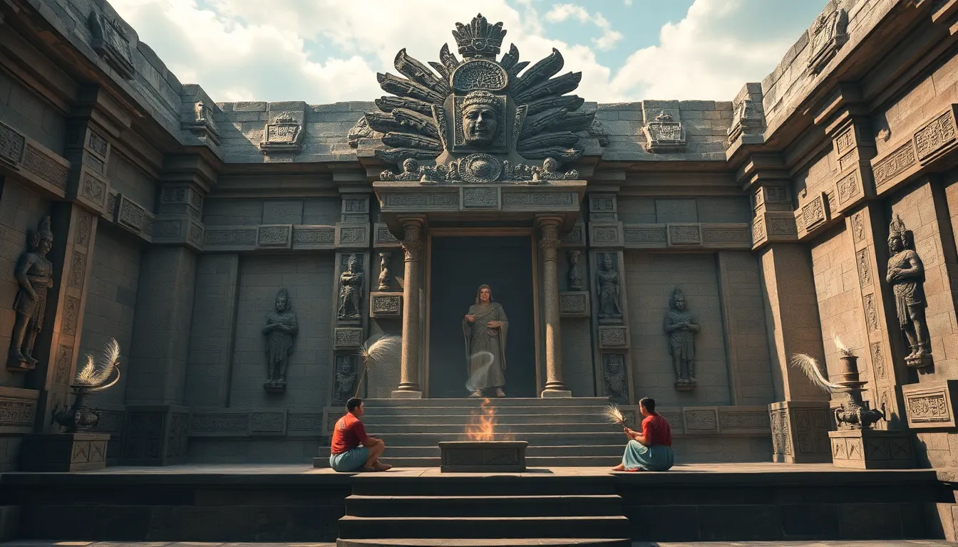 The Spiritual Practices of Aztec Priests in the Temple - Aztec Mythology