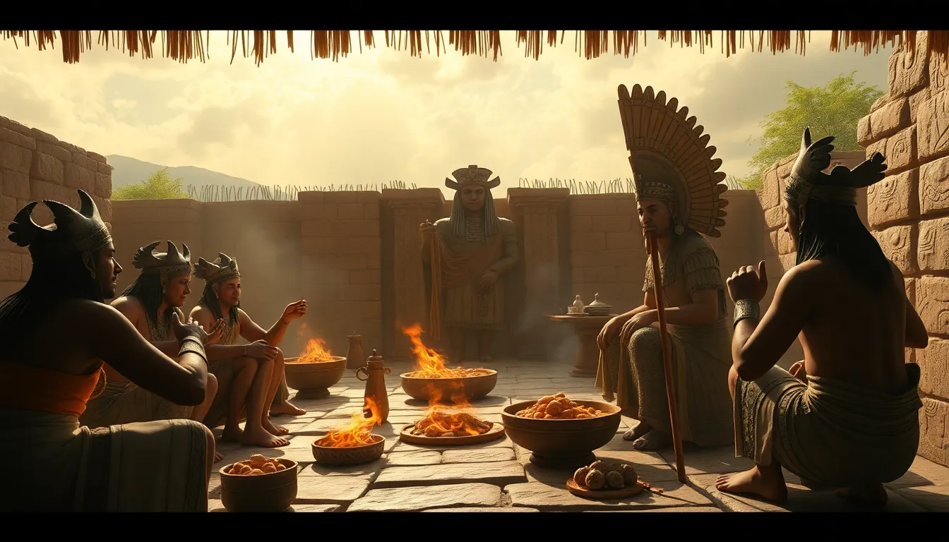 The Spiritual Significance of Offerings Made by Priests - Aztec Mythology